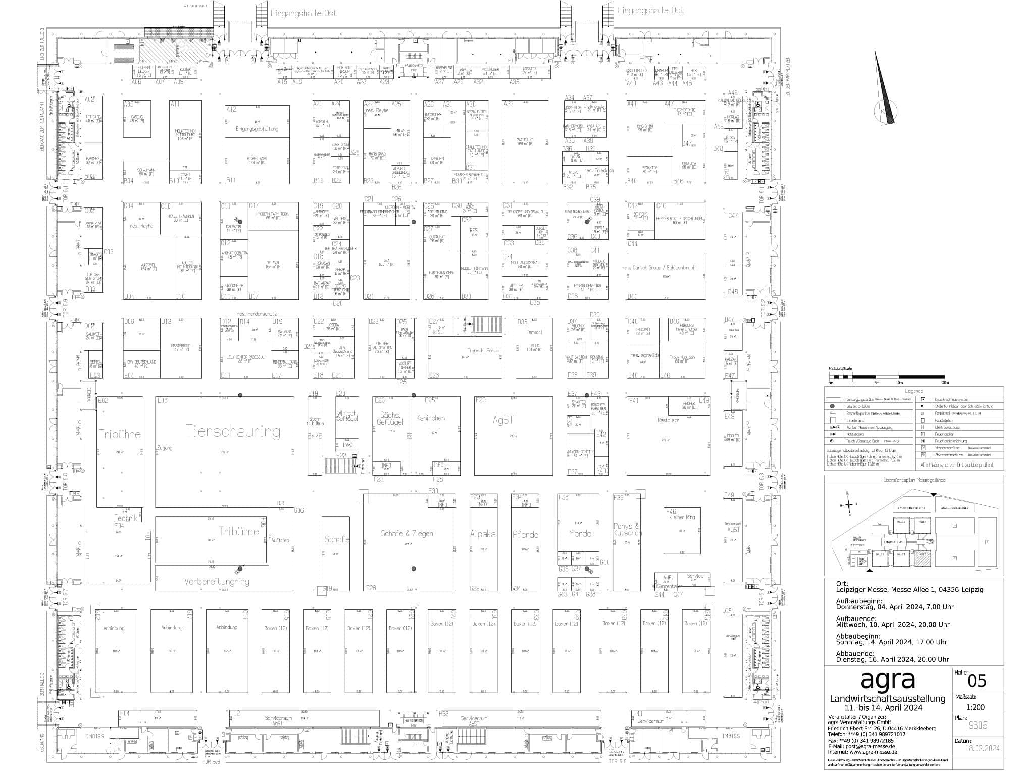 Geländeübersicht - AGRA MESSE